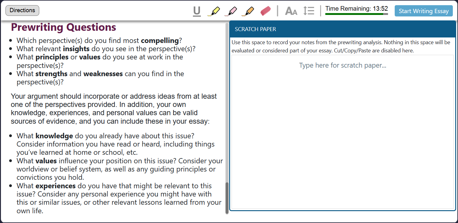 Will the LSAT Writing Sample be Scored?